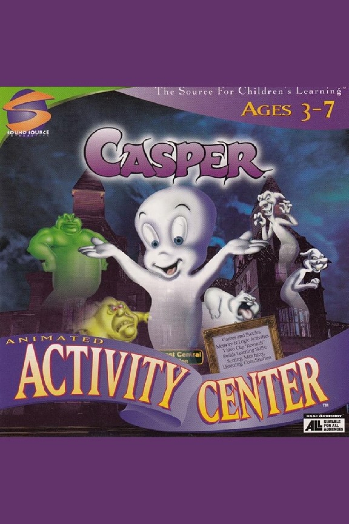 Casper: A Spirited Beginning Activity Center | Channel 3 | video game ...